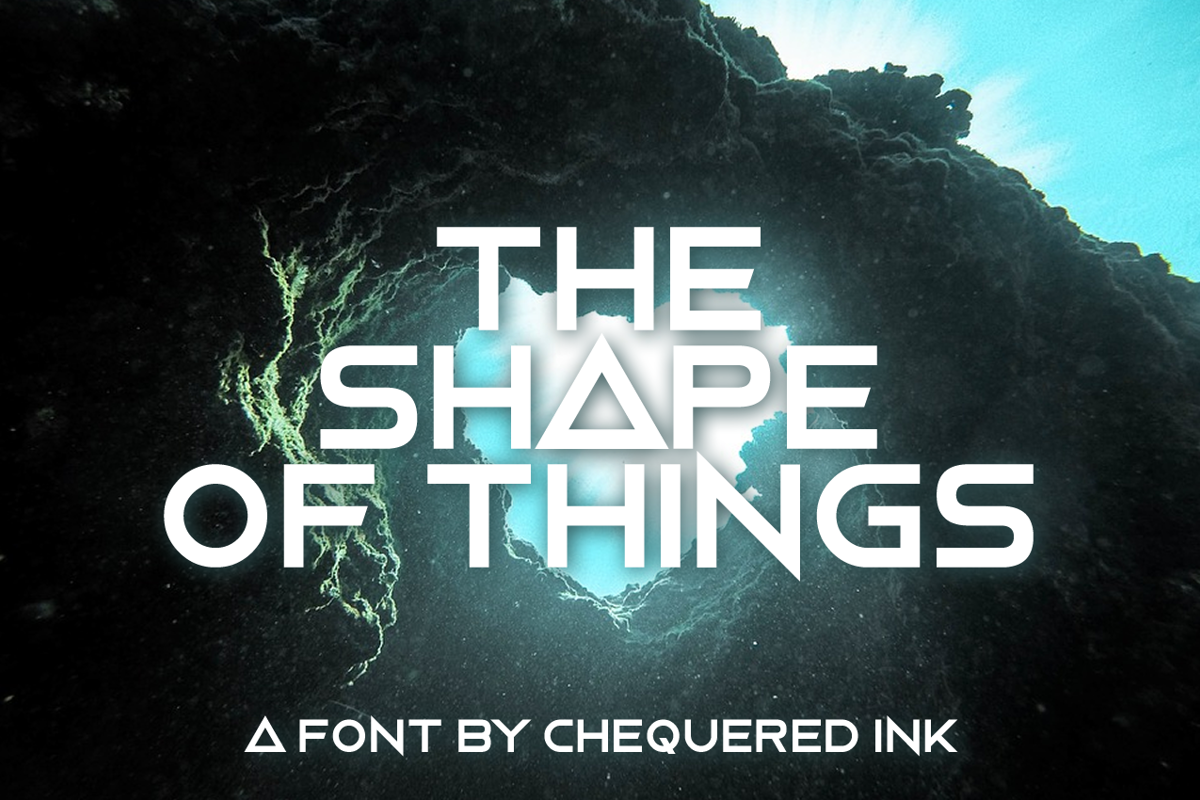 The Shape Of Things Font - Free Download