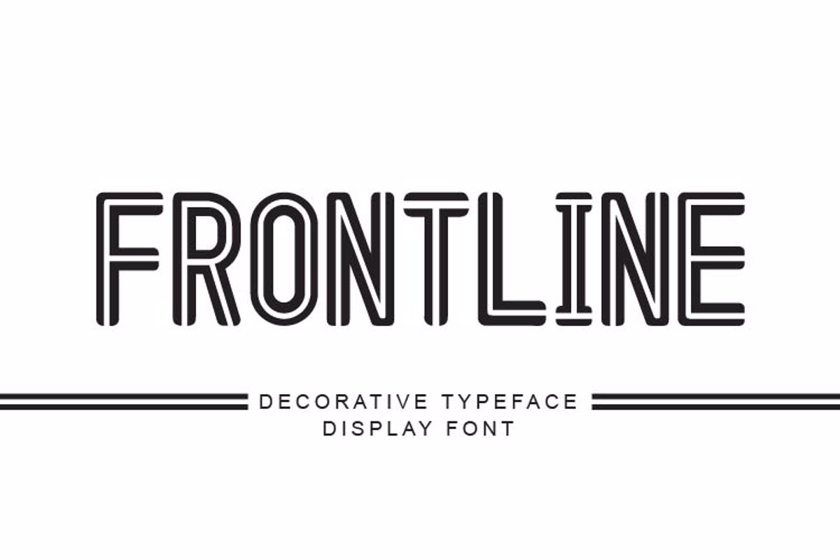 Frontline Font | WAPtype | FontSpace