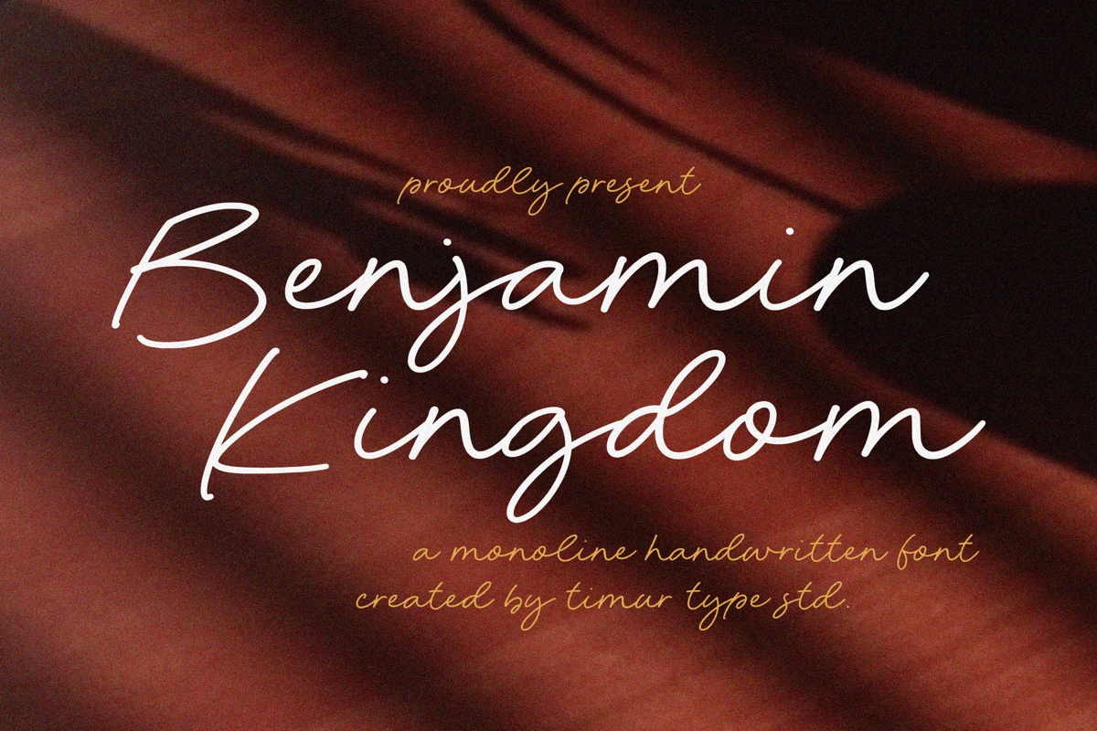 Benjamin Kingdom Font | Timur type | FontSpace