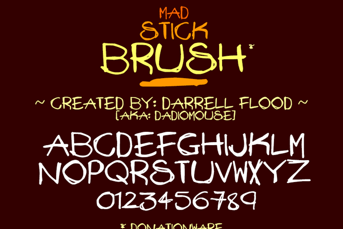 Mad Stick Brush Font | HAWTPIXEL - Darrell Flood | FontSpace Mad Stick Brush Font | HAWTPIXEL - Darrell Flood | FontSpace