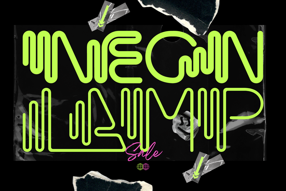 Neon Lamp Font | 177Studio | FontSpace