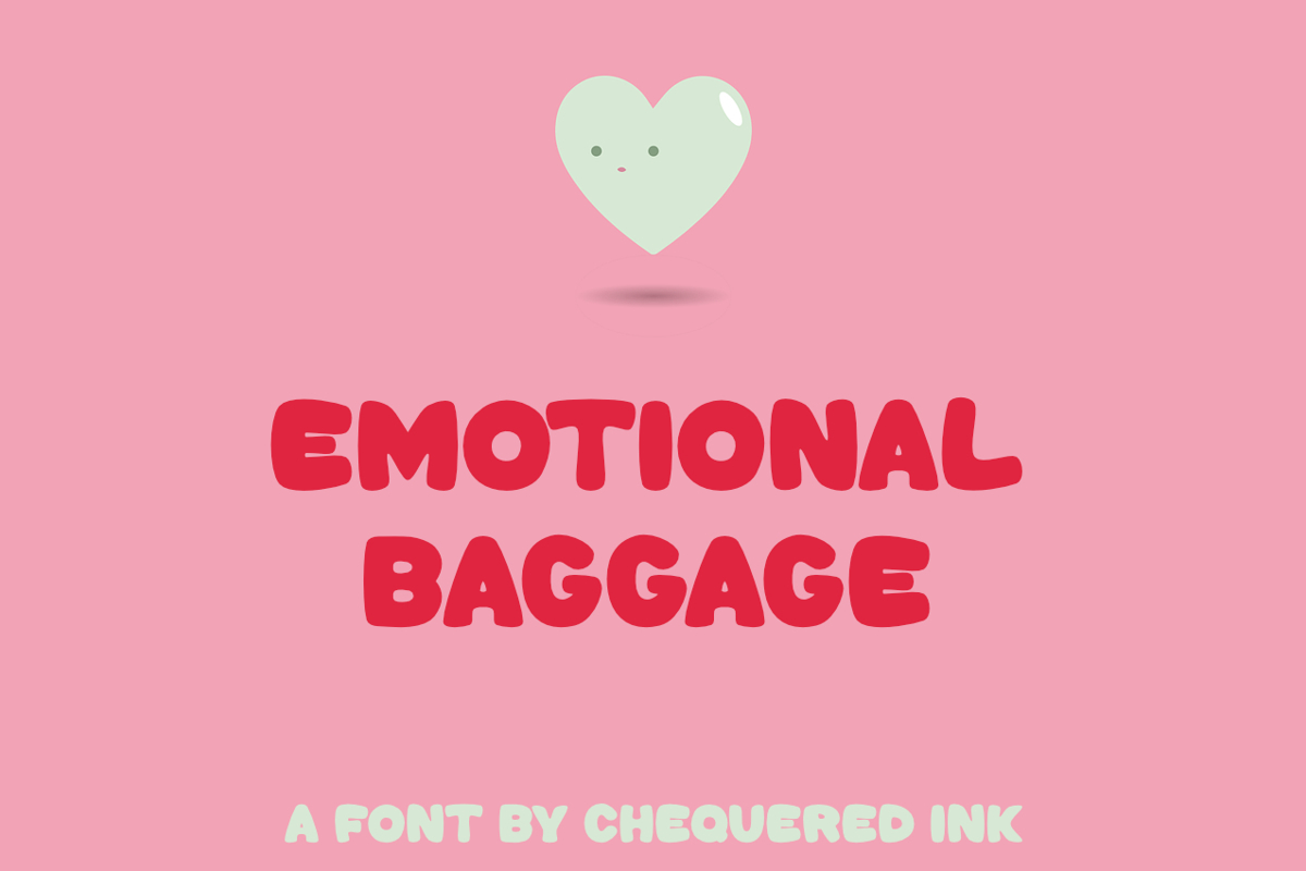 Emotional Baggage Font | Chequered Ink | FontSpace