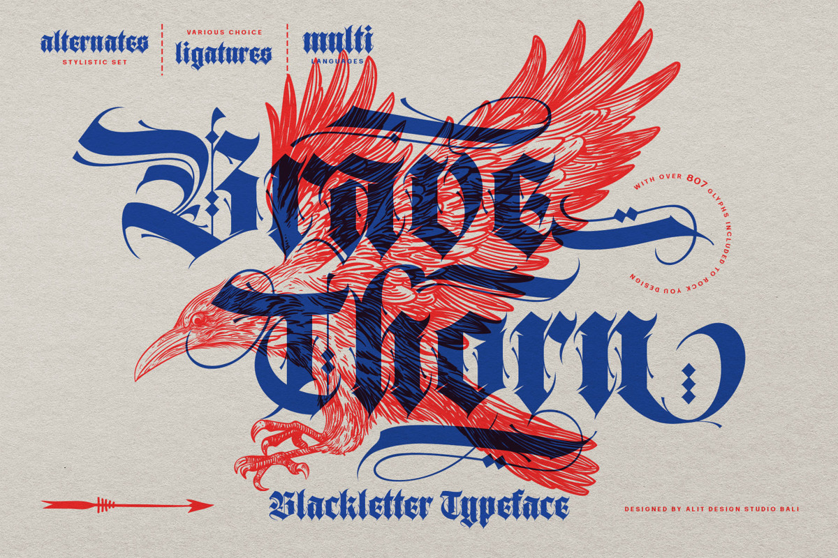 Brave Thorn Font | Alit Design | FontSpace