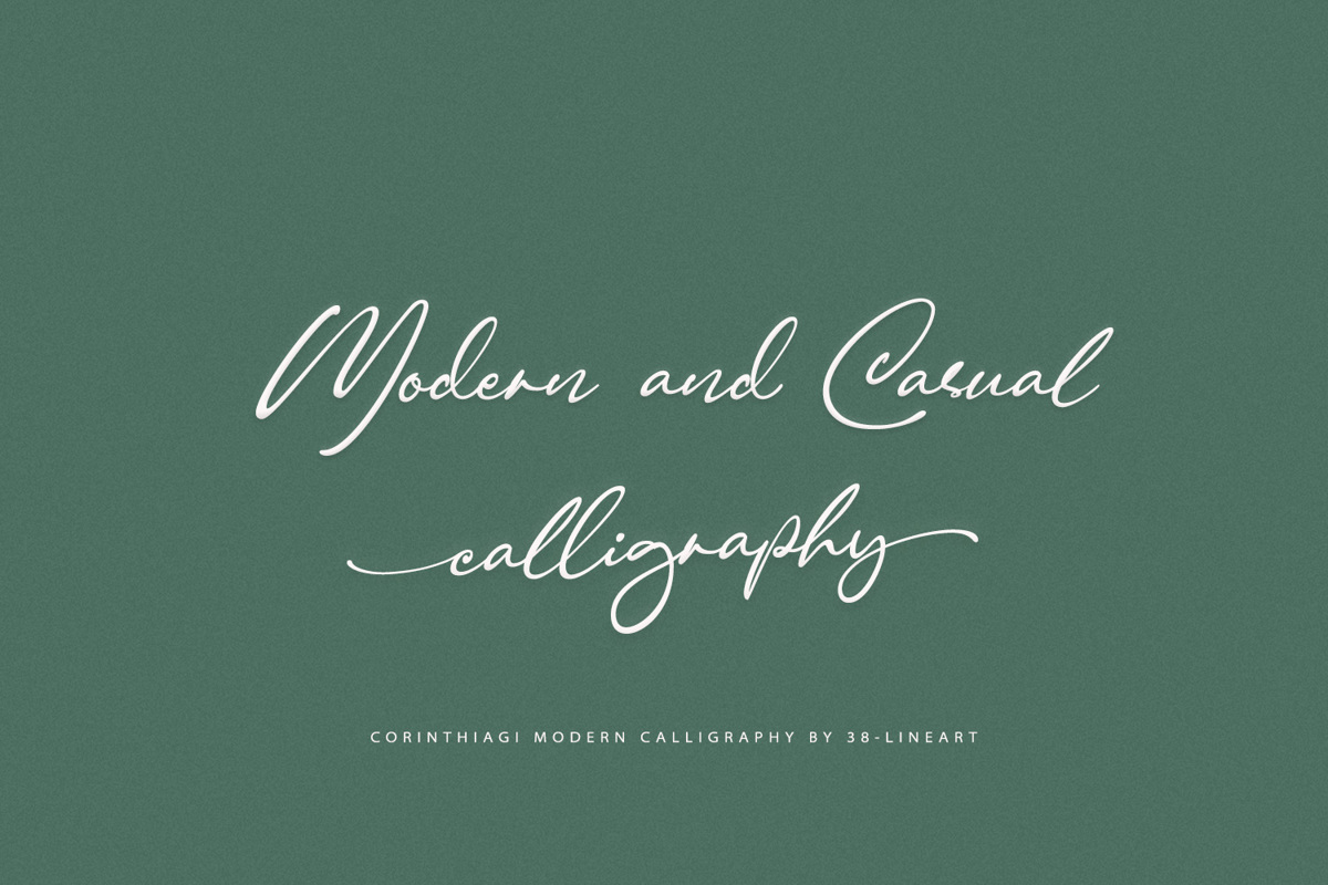 Corinthiago Font | 38 lineart | FontSpace