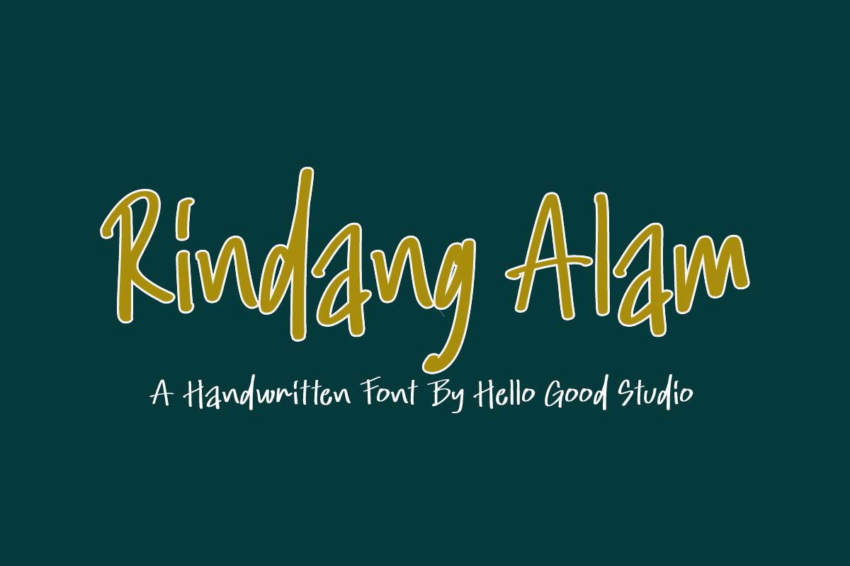 Rindang Alam Font - Free Download