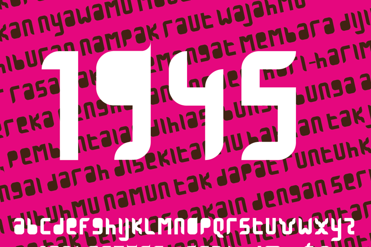 1945 Font | Murizar | FontSpace