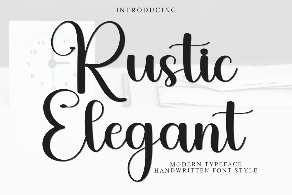 Rustic Elegant Font - Free Download