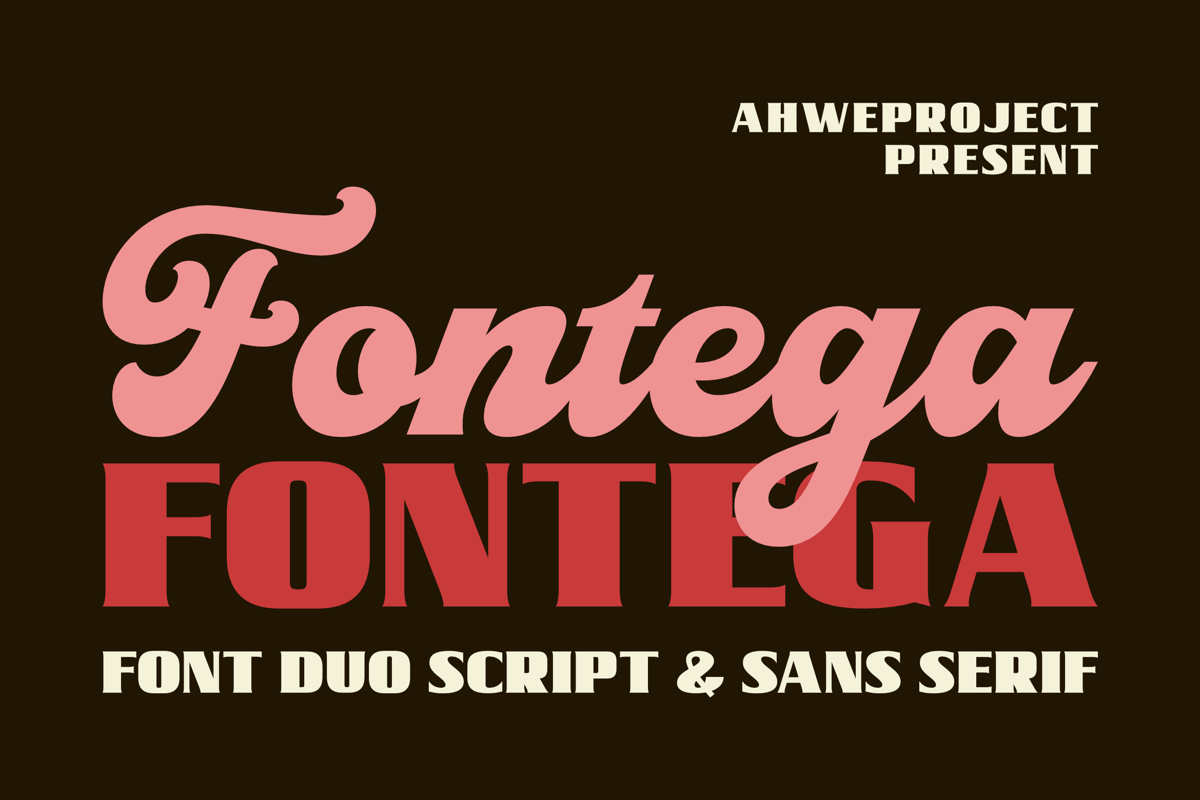 Fontega Sans Font | ahweproject | FontSpace