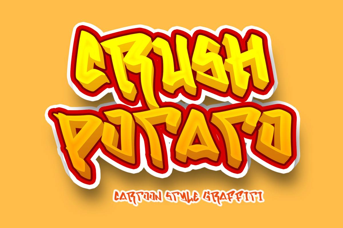 Crush Potato Font - Free Download