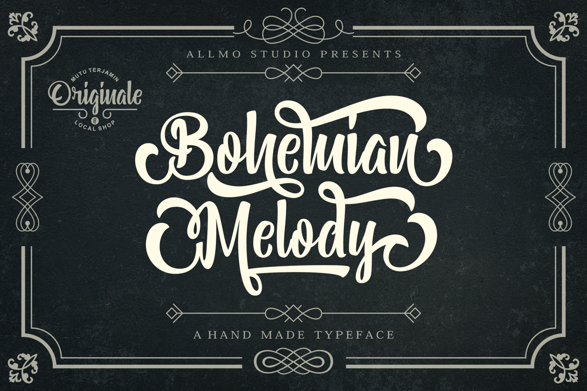 Bohemian Melody Demo Font - Free Download
