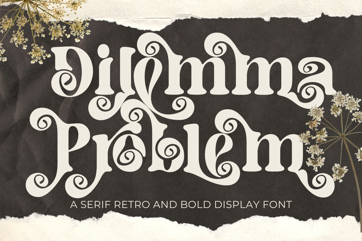 Dilemma Problem Font | 177Studio | FontSpace