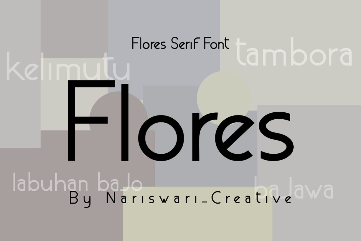 Flores Font | Nariswari Creative | FontSpace