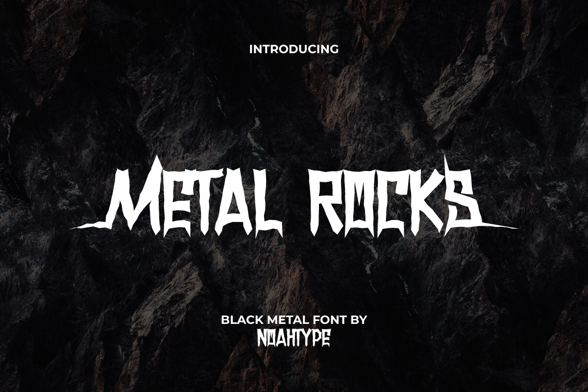 Metal Rocks Font - Free Download