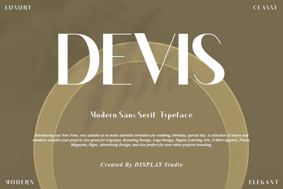 DEVIS Font - Free Download