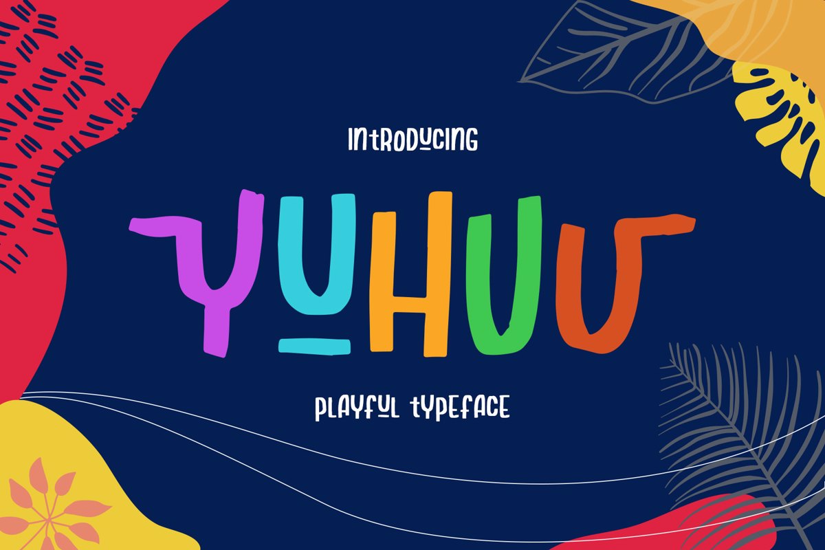 Yuhuu Font | Alit Design | FontSpace