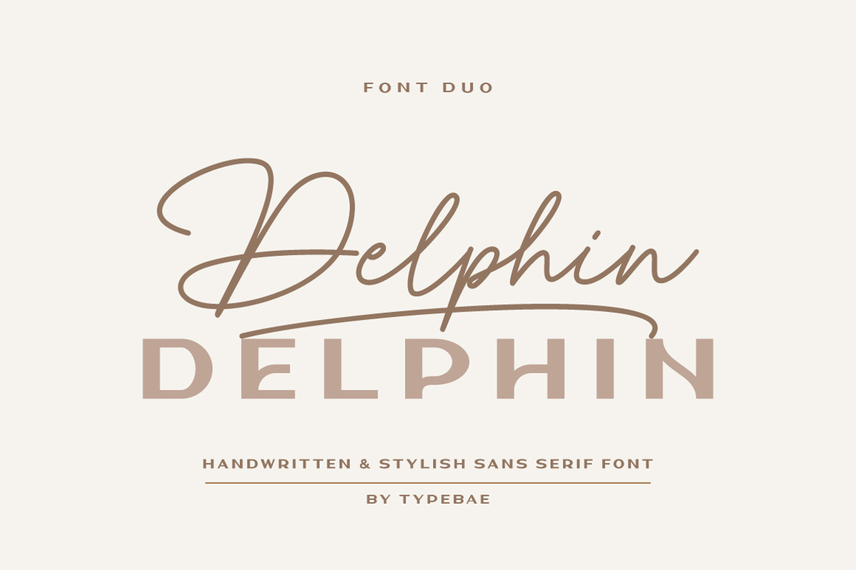 Delphin Font | Typebae | FontSpace