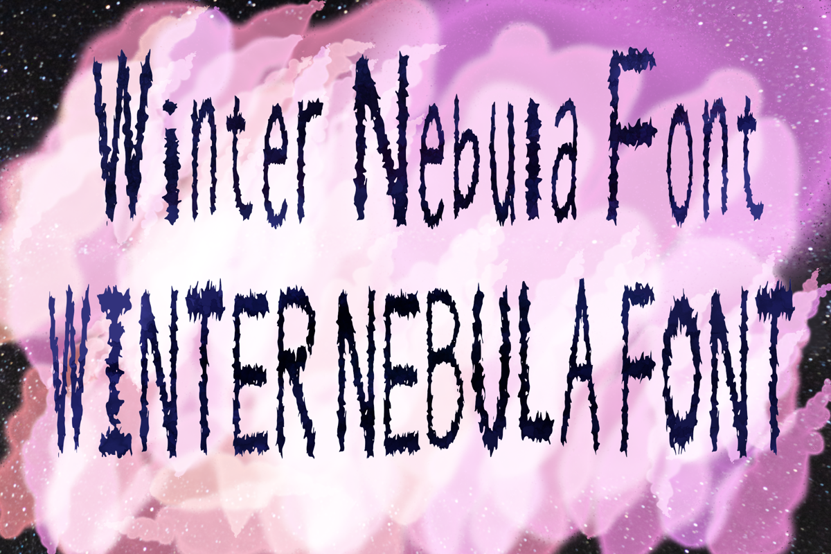 Winter Nebula Font | GWartspace | FontSpace