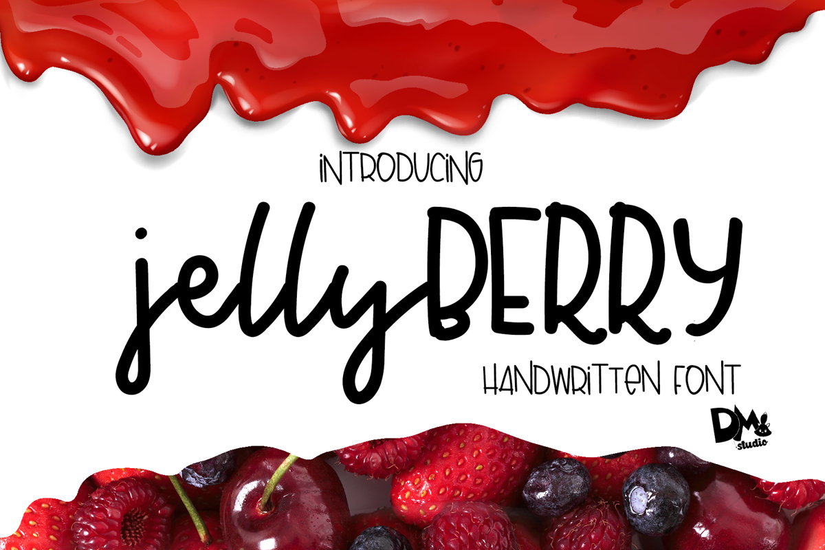 Jelly Berry Font | Dmletter studio | FontSpace