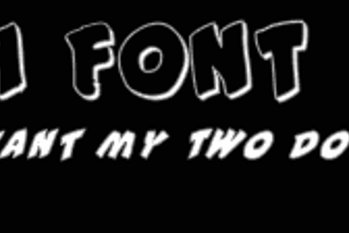 #44 Font - Free Download