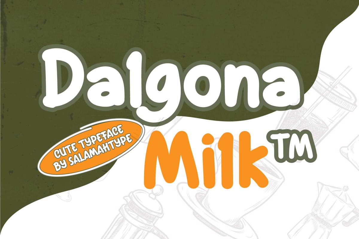 Dalgona Milk Font - Free Download