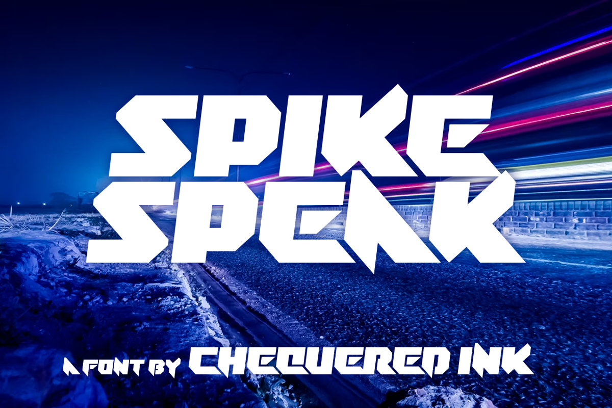 Spike Speak Font - Free Download