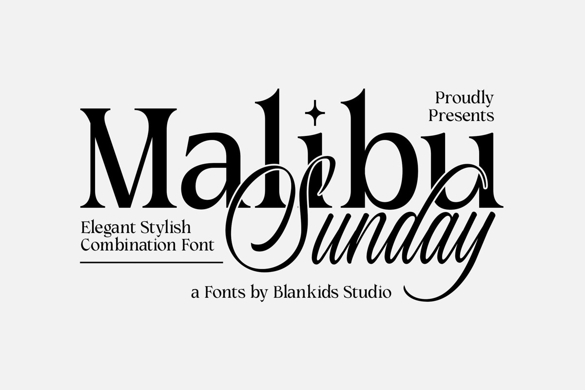 Malibu Sunday Serif Font - Free Download