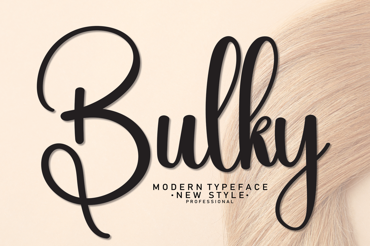 Bulky Font | scratchones_creative | FontSpace