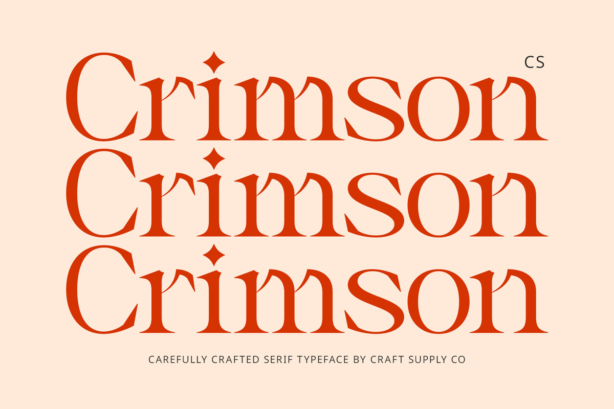 CS Crimson Font | craftsupplyco | FontSpace