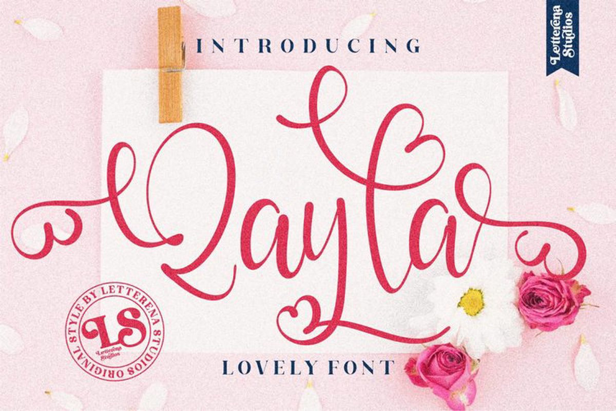 Qayla Font | Letterena Studios | FontSpace