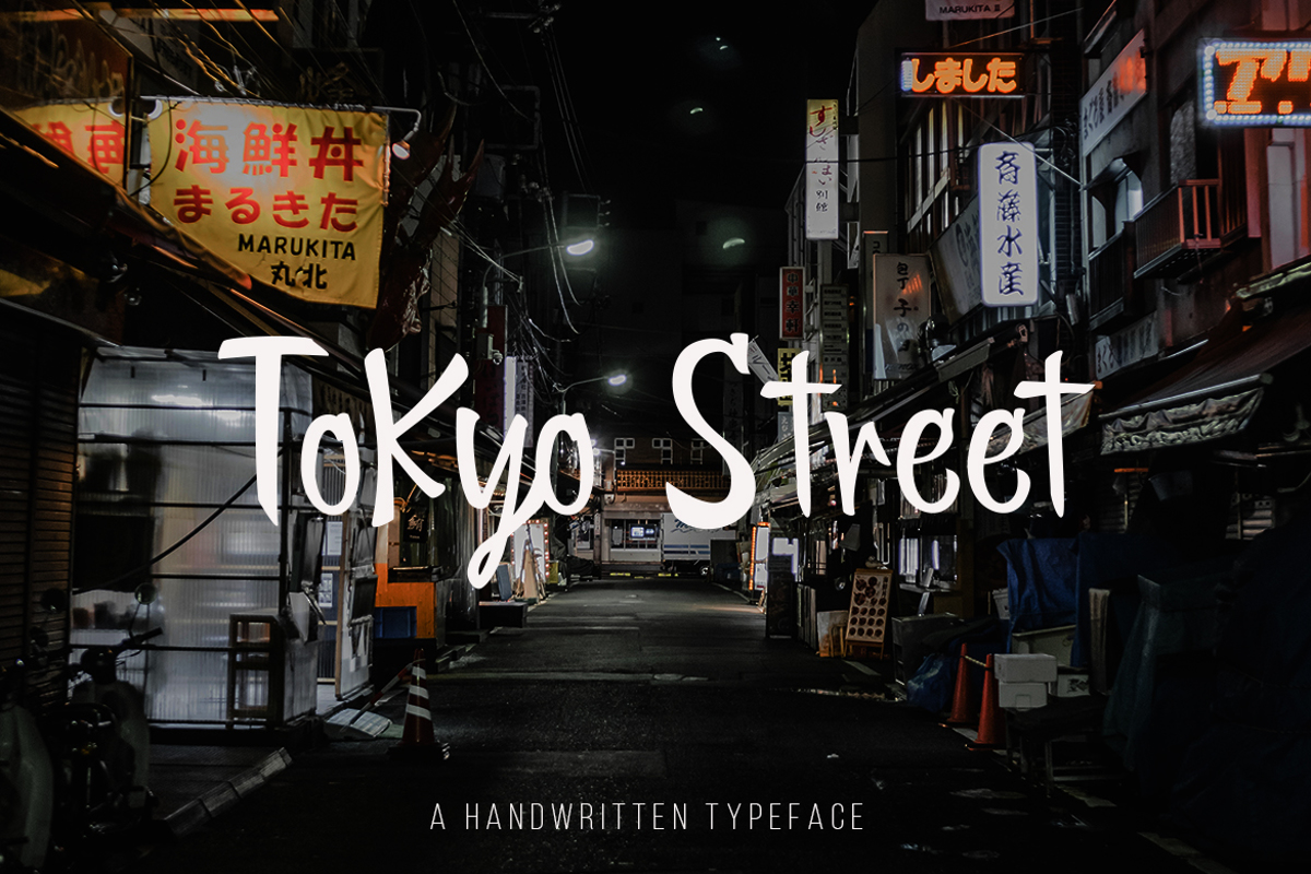 Tokyo Street Font | Wellscript Studio | FontSpace