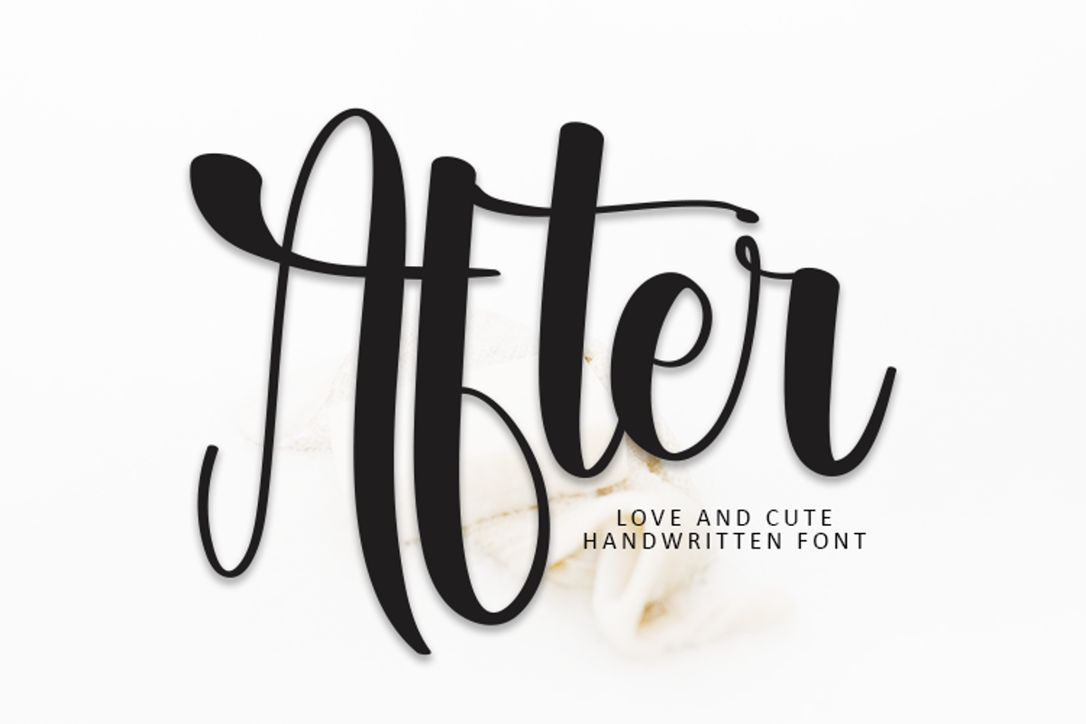After Font | FreshTypeINK | FontSpace