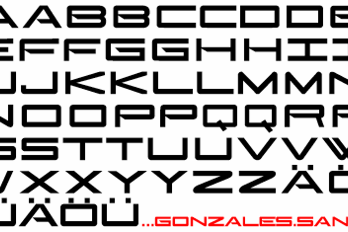 Gonzales Sans Font - Free Download