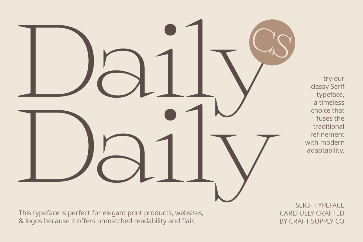CS Daily Font - Free Download