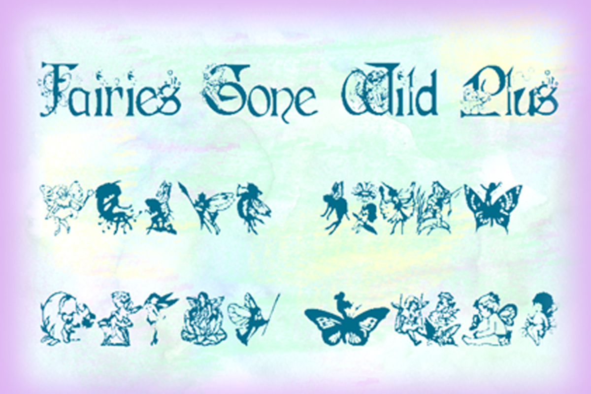 Fairies Gone Wild Plus Font - Free Download