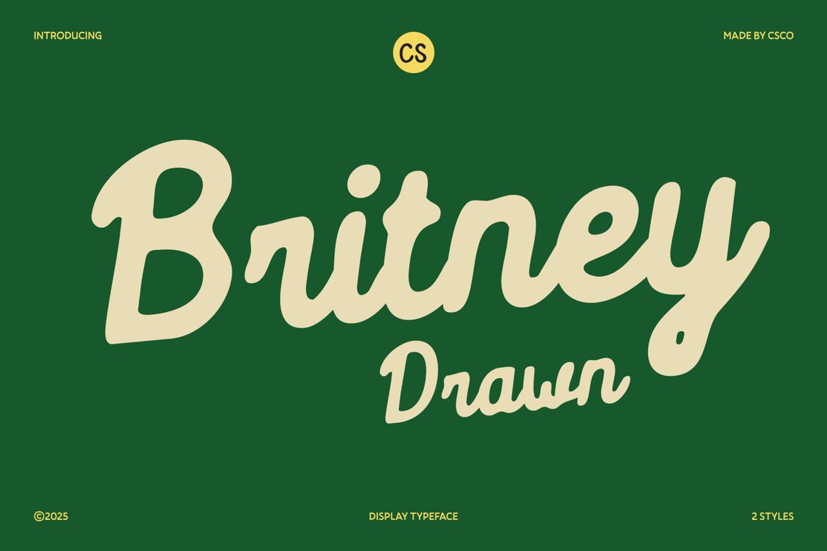 CS Britney Drawn Font - Free Download