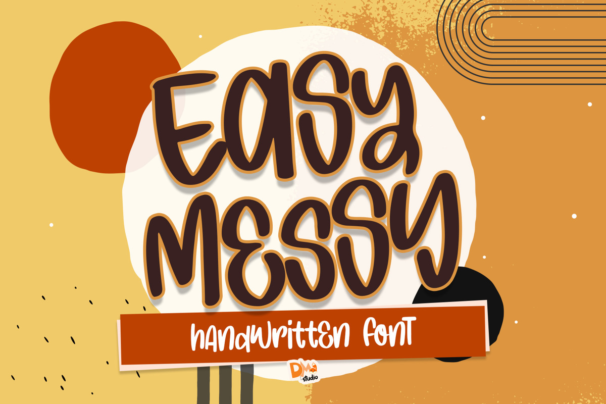 Easy Messy Font | Dmletter studio | FontSpace