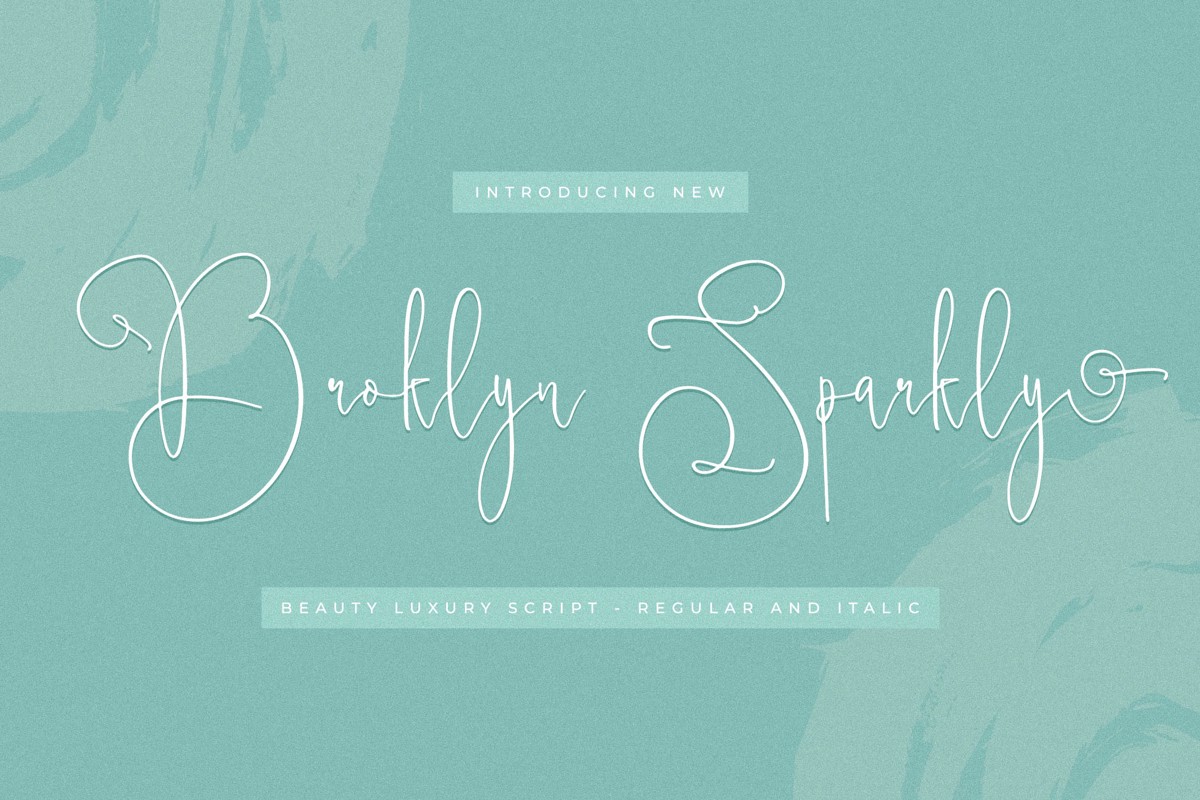 Broklyn Sparkly Font | Letterena Studios | FontSpace
