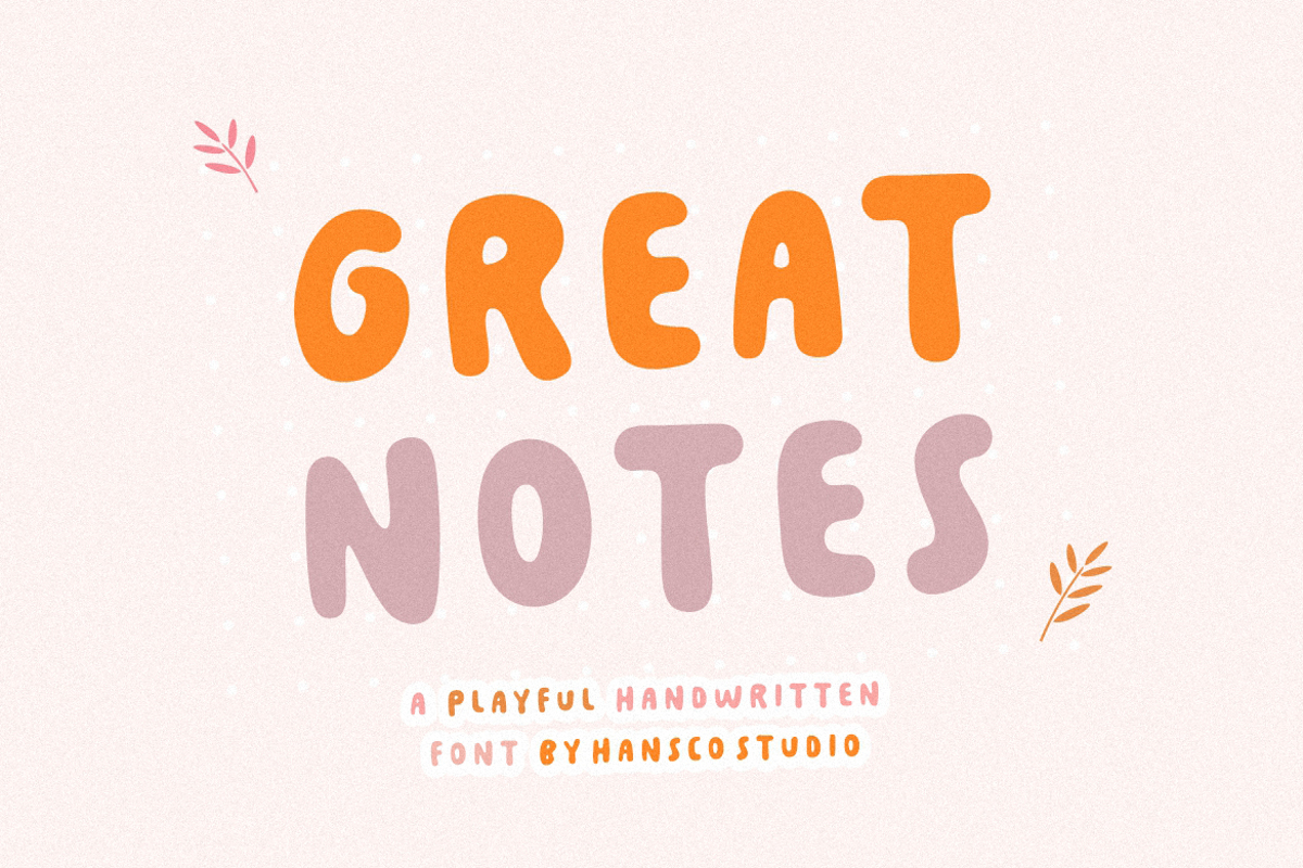 Great Notes Font - Free Download