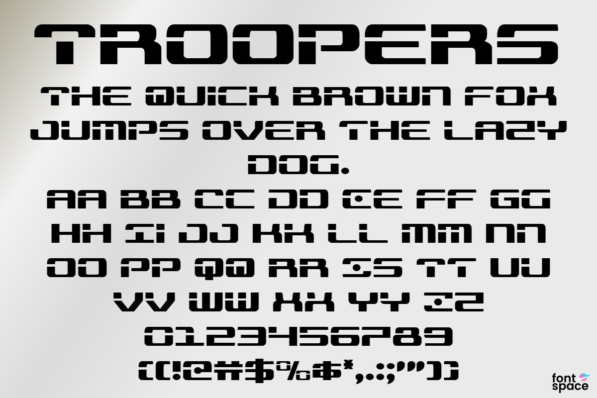 Troopers Font - Free Download