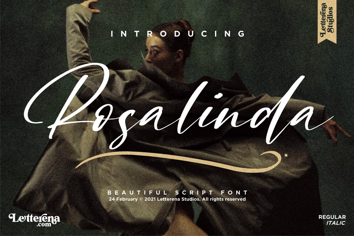 Rosalinda Font | Letterena Studios | FontSpace