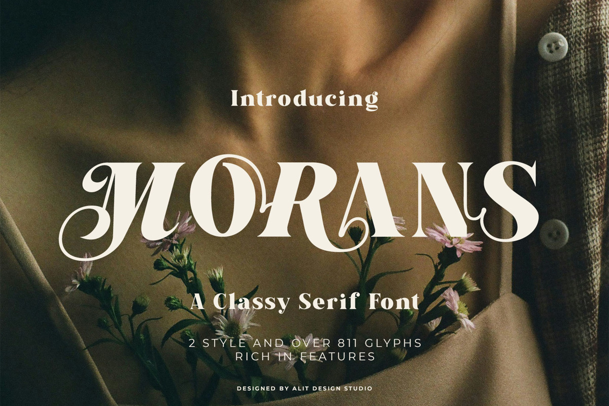 Morans Font | Alit Design | FontSpace