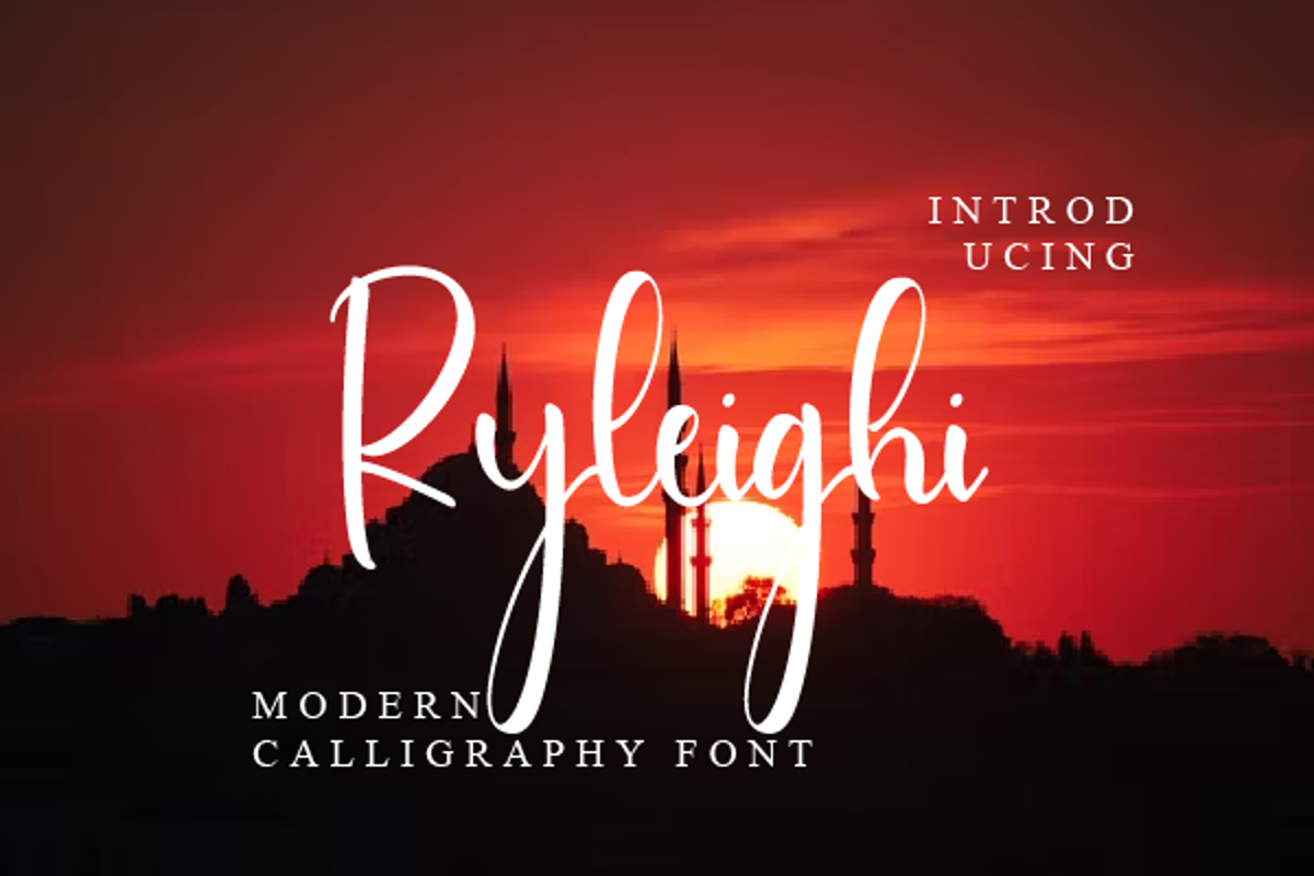 Ryleighi Font | Okara Studio | FontSpace