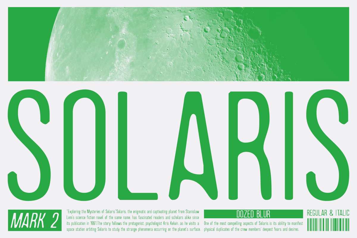 Dozed Blur Font | craftsupplyco | FontSpace