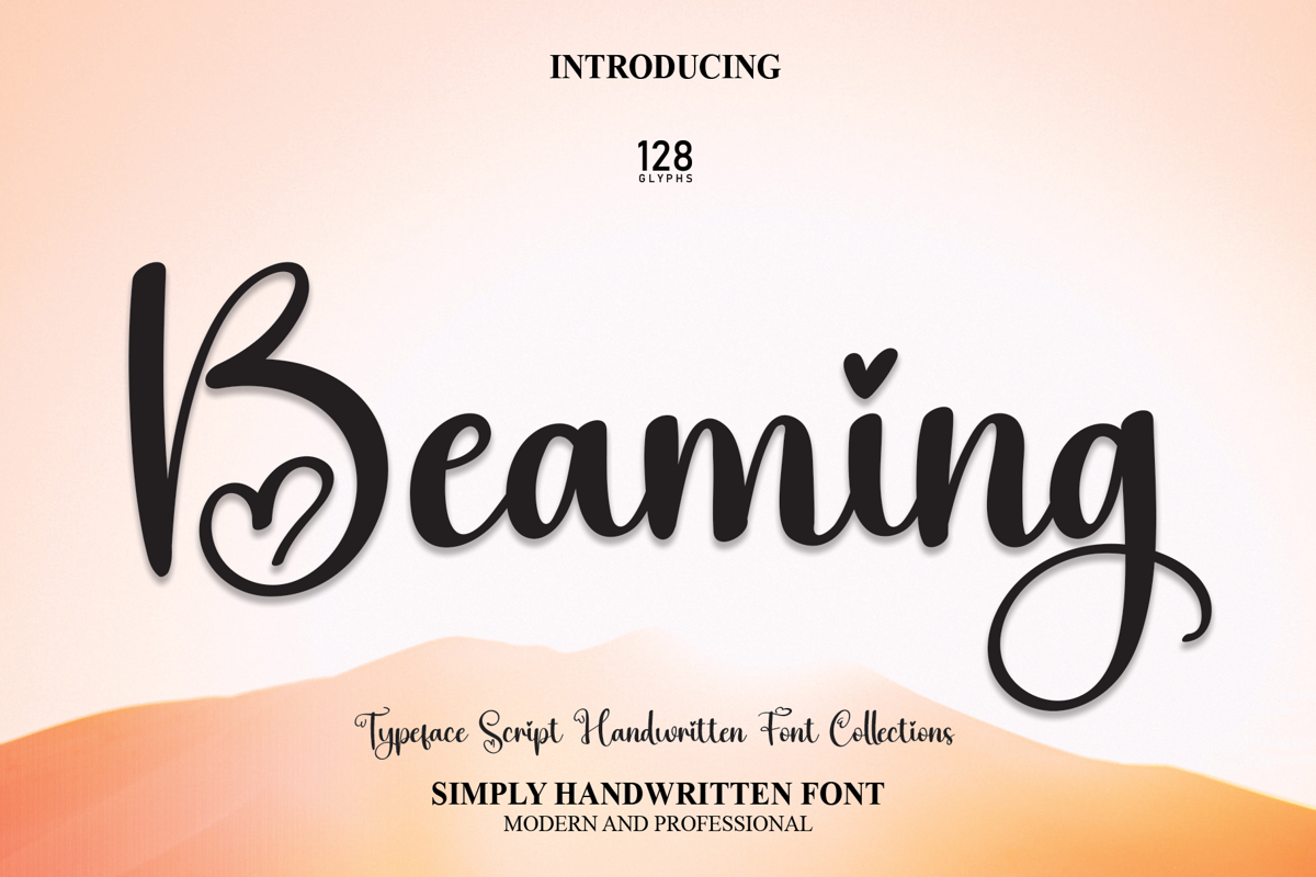 Beaming Font - Free Download