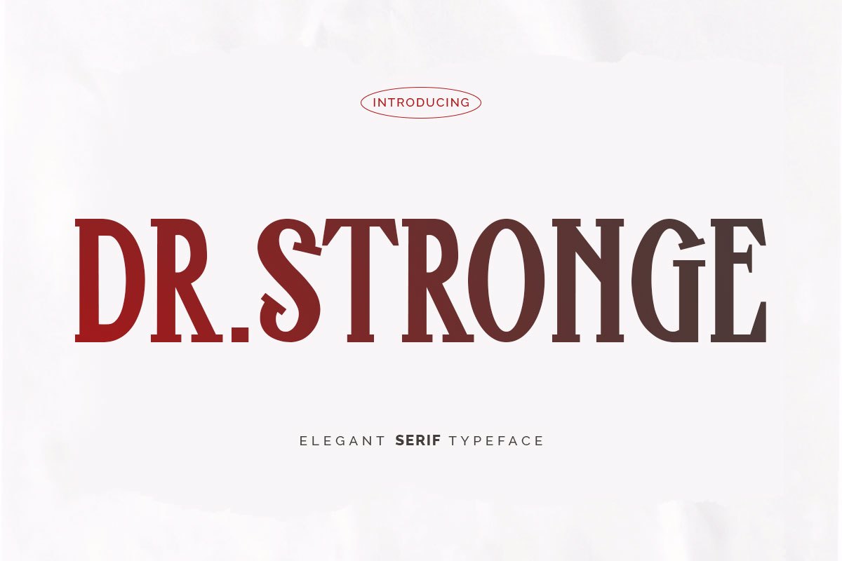 Dr. Stronge Font | Fontkong | FontSpace