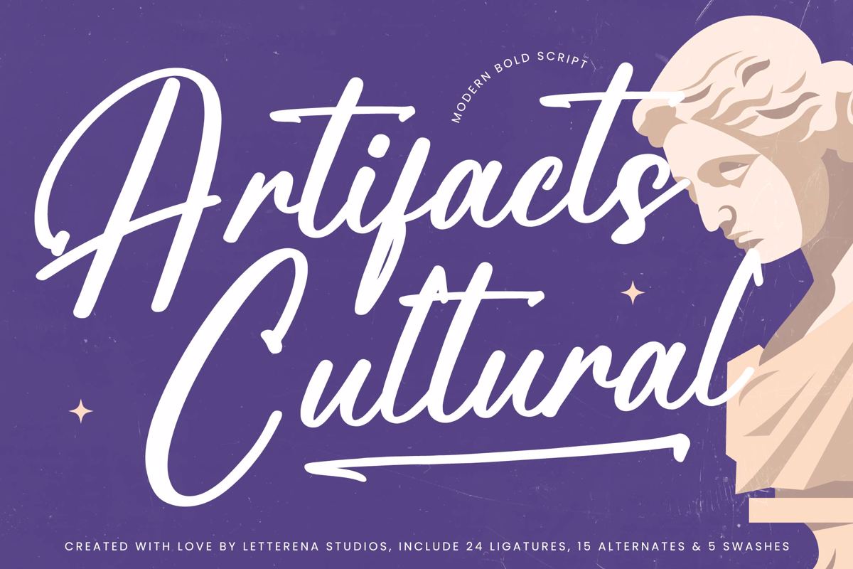 Artifacts Cultural VERSION Font | Letterena Studios | FontSpace