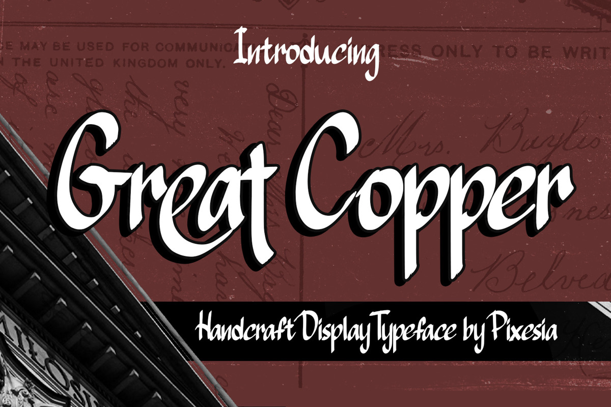 Great Copper Font - Free Download