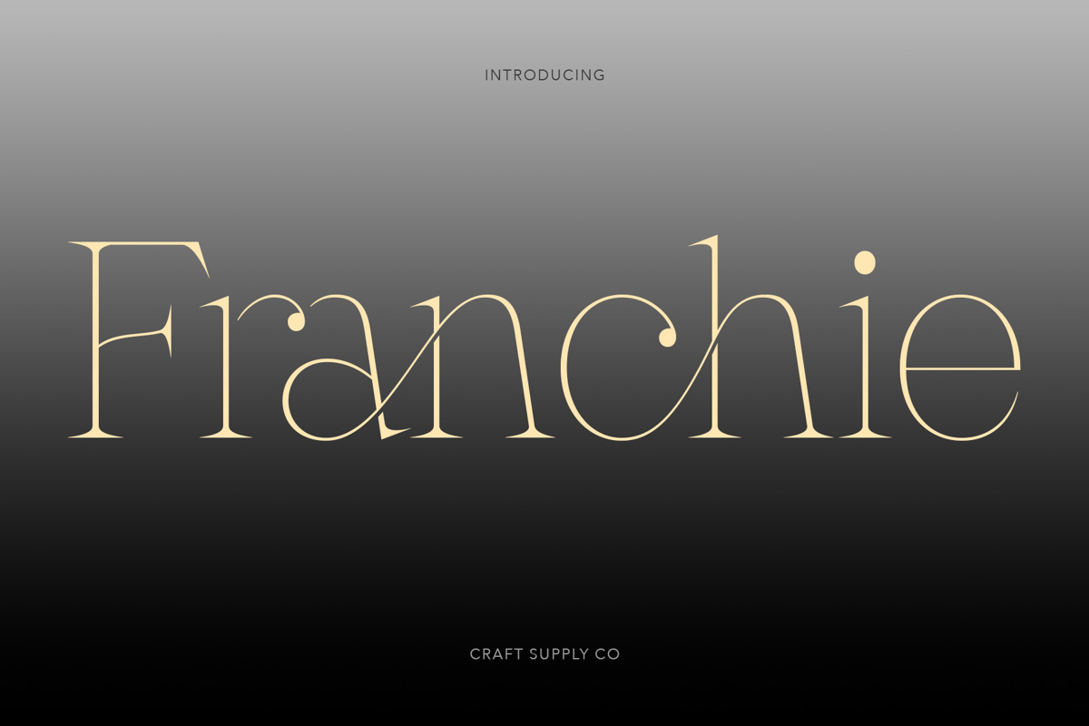 Franche Font | craftsupplyco | FontSpace