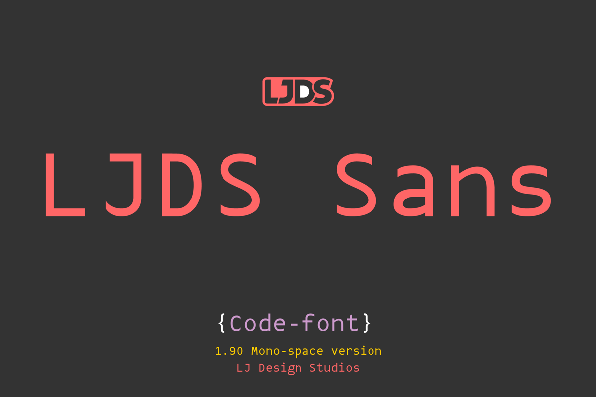 LJDS Sans Font | LJ Design Studios | FontSpace