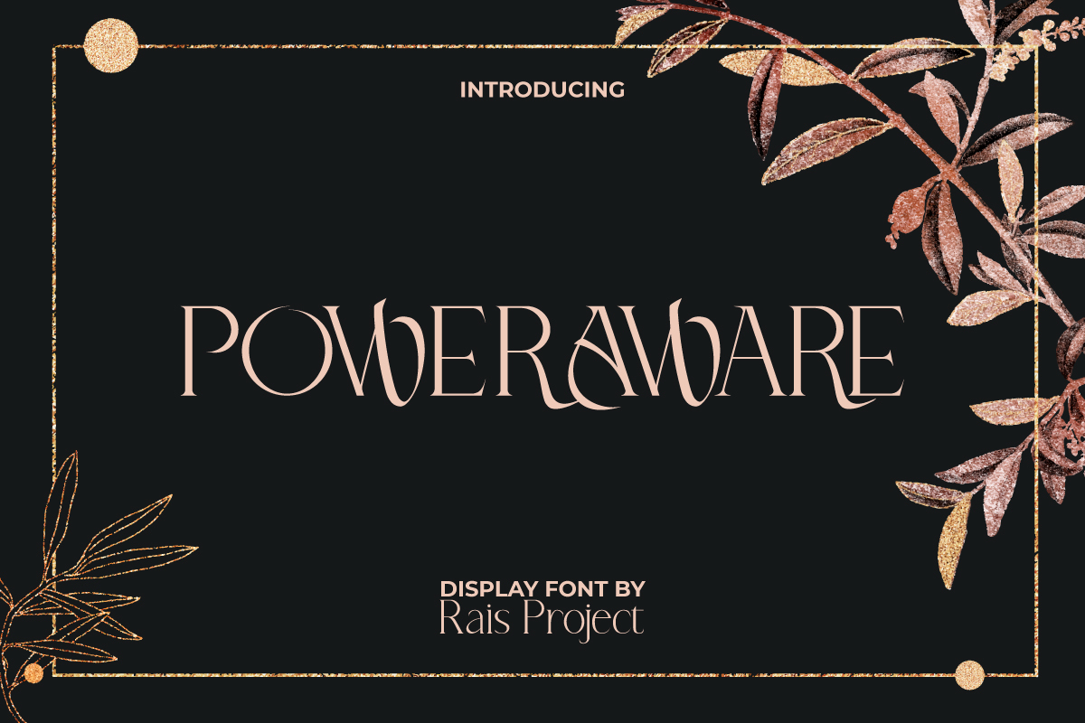 Power Aware Font - Free Download